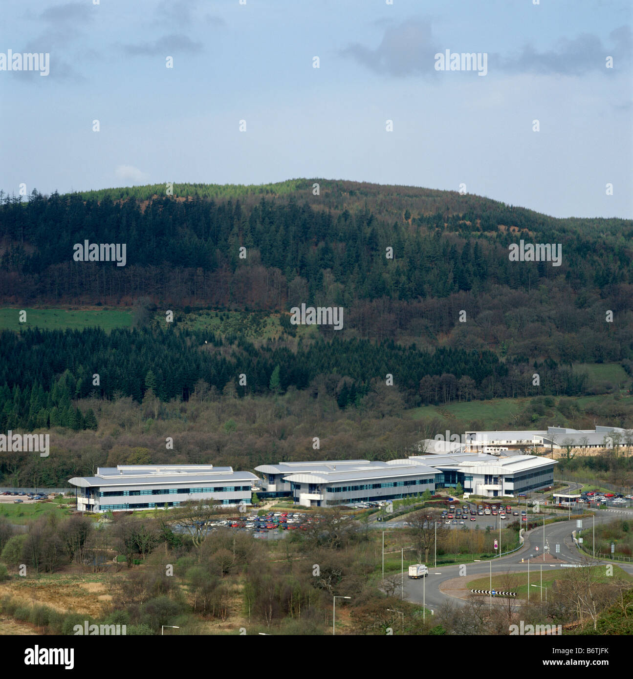 Hi Tech Factory Units Stock Photo - Alamy