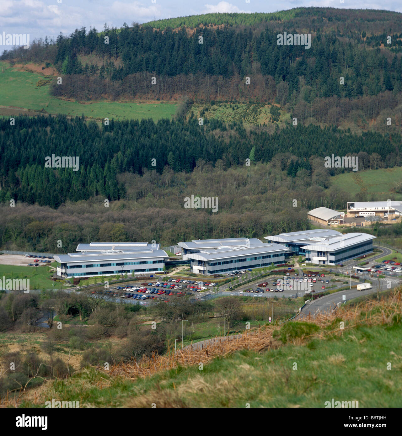 Hi Tech Factory Units Stock Photo - Alamy