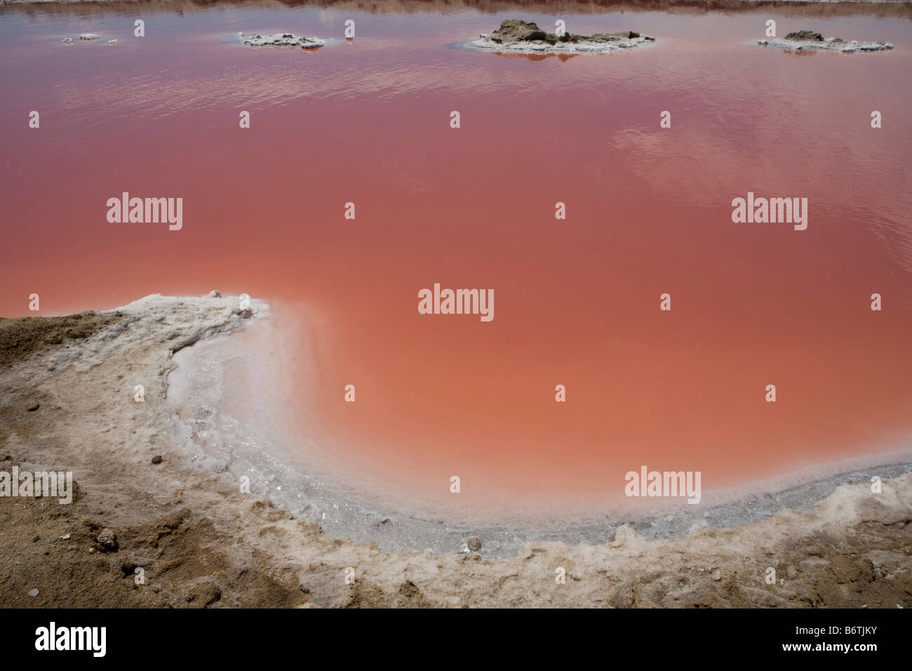 Salt flats at Walvis Bay Namibia Stock Photo - Alamy
