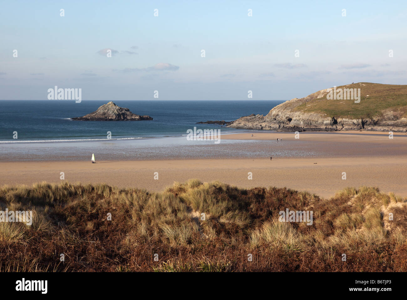 Crantock beach hi-res stock photography and images - Alamy
