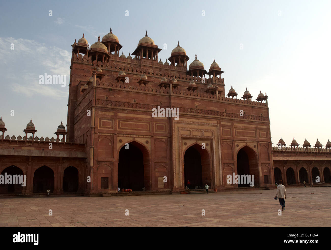 The Buland Darwaza (Victory Gate) in the magnificent abandoned city of ...