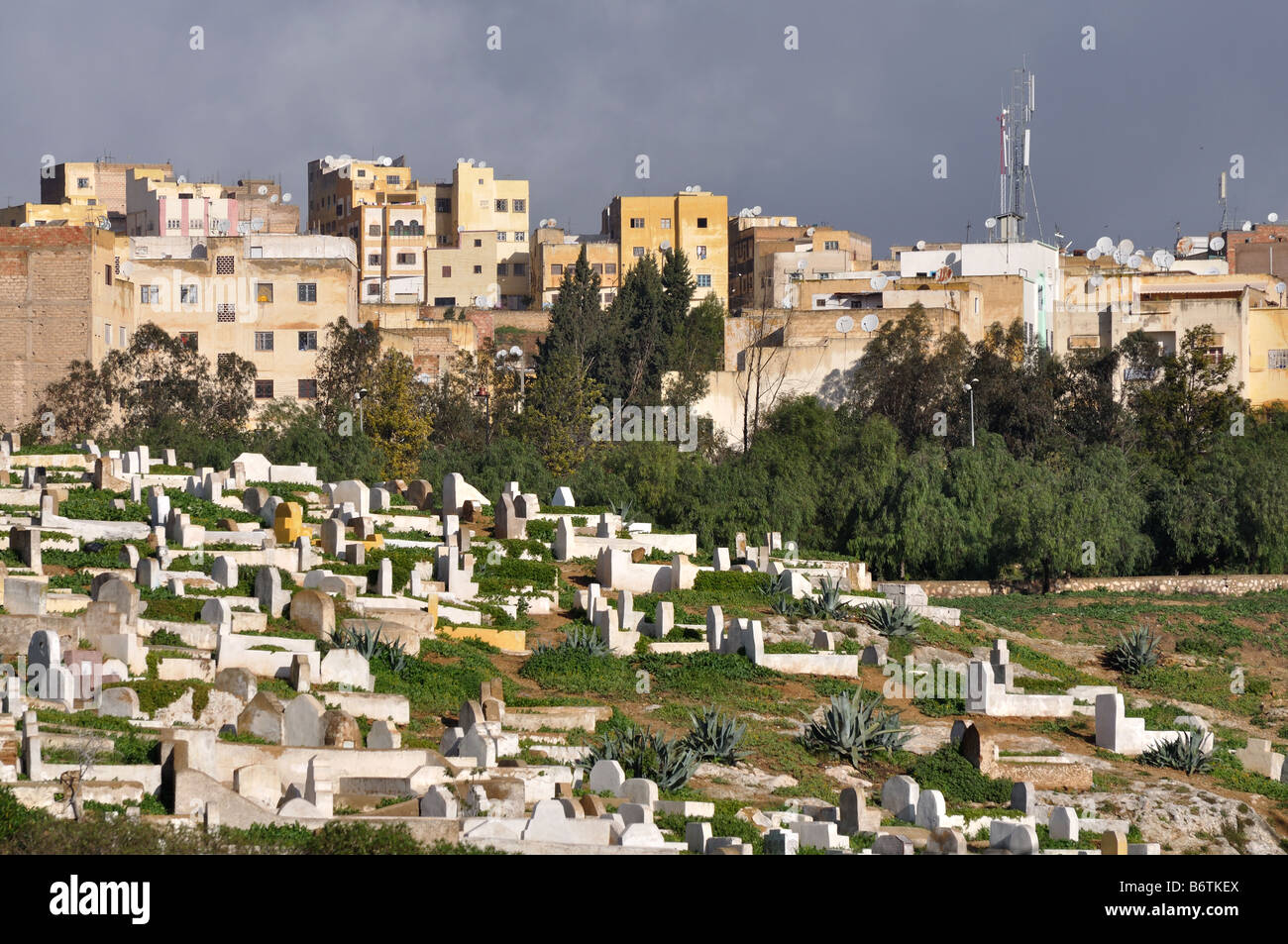 Arabic cemetery gravestone tombstone hi-res stock photography and ...