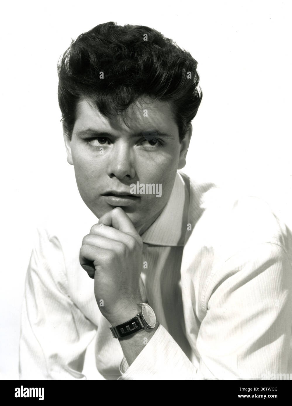 CLIFF RICHARD UK pop singer in 1959 Stock Photo - Alamy