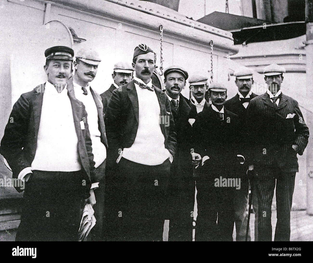 THE JAMESON RAID 1896 Doctor Leander Starr Jameson 4th from left with ...