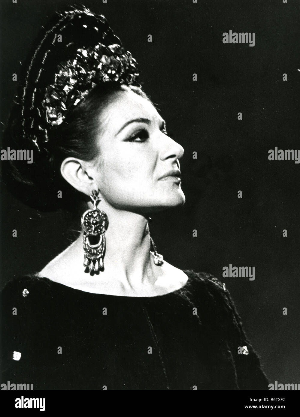 MARIA CALLAS US operatic soprano Stock Photo - Alamy