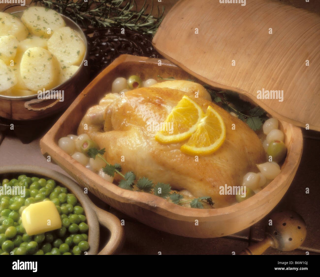 Chicken brick oven hi-res stock photography and images - Alamy