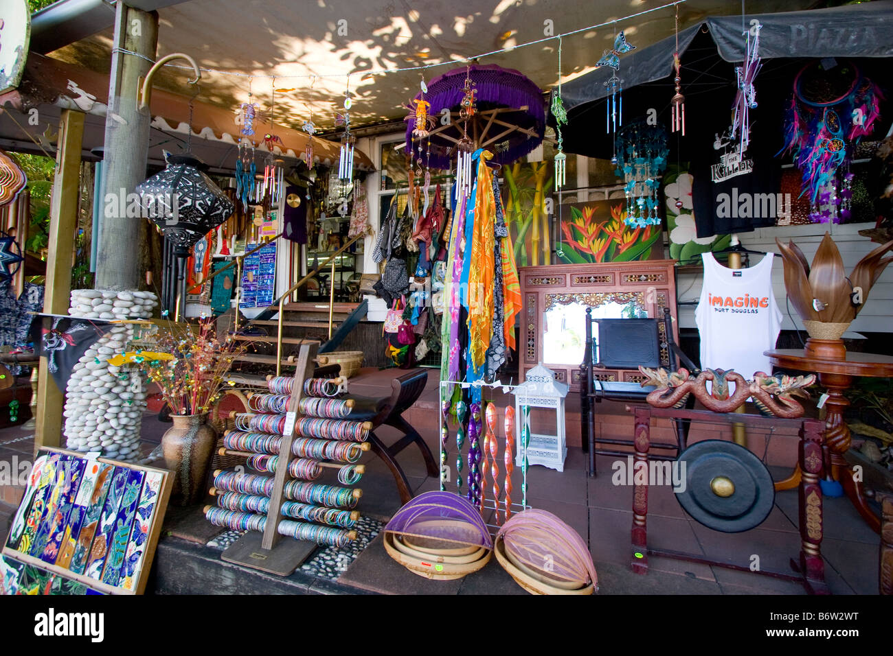Port Douglas is famous for its varied shopping. Queensland, Australia ...