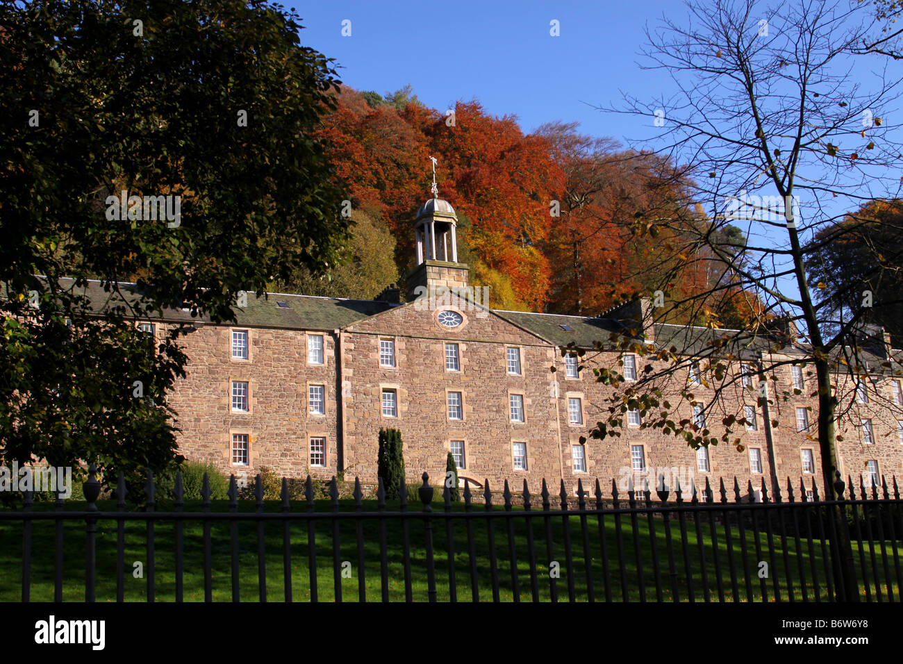 New Building New Lanark Stock Photo - Alamy