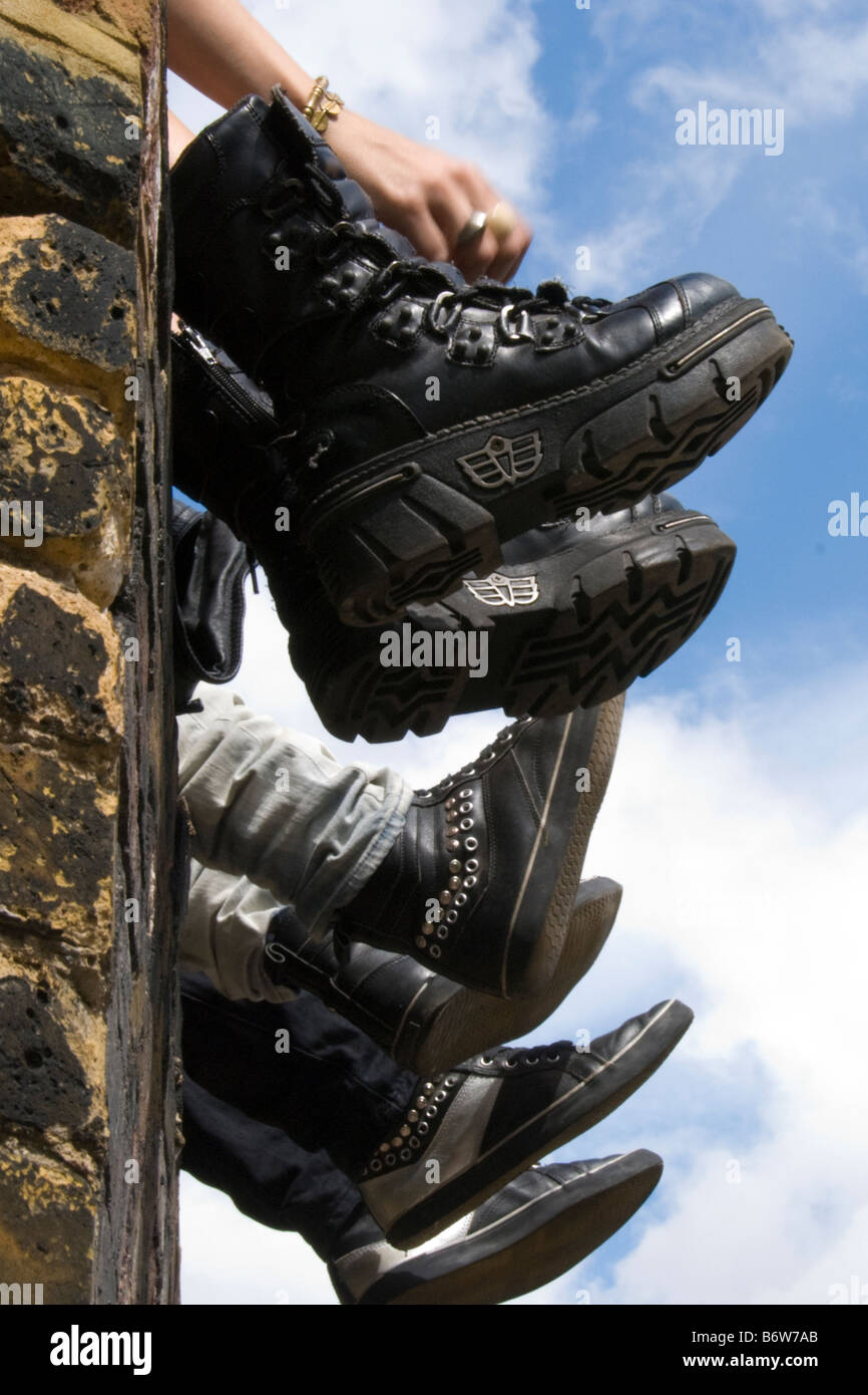 Clunky boots hi-res stock photography and images - Alamy