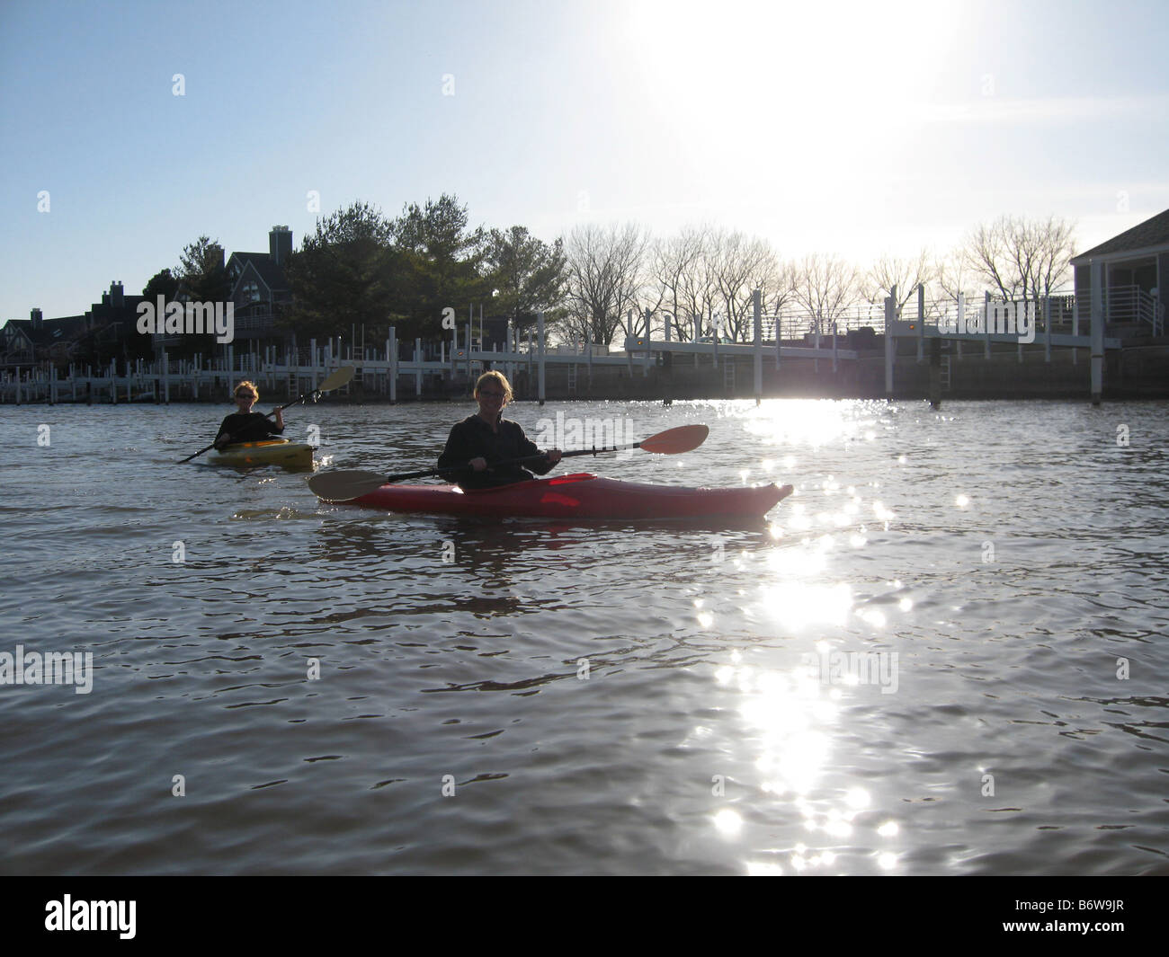 Paddling kayaks hi-res stock photography and images - Alamy