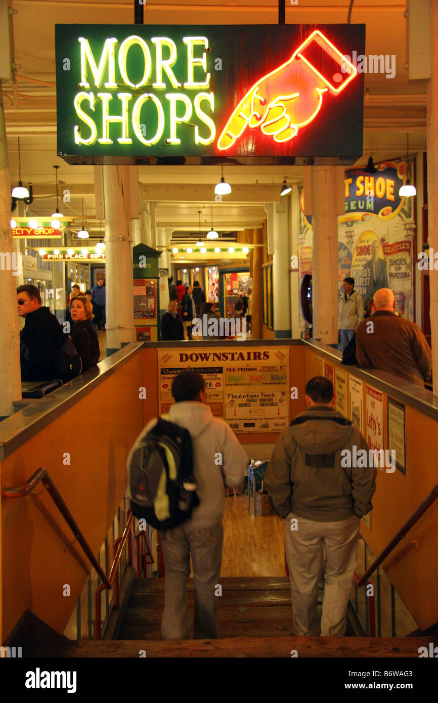 Pike place inside hi-res stock photography and images - Alamy