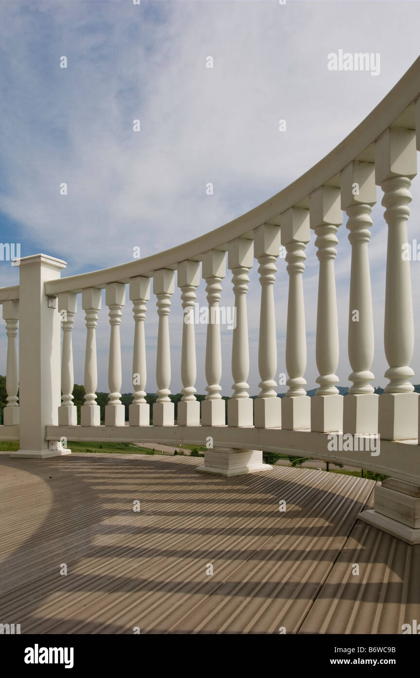 Traditional porch railing Stock Photo - Alamy