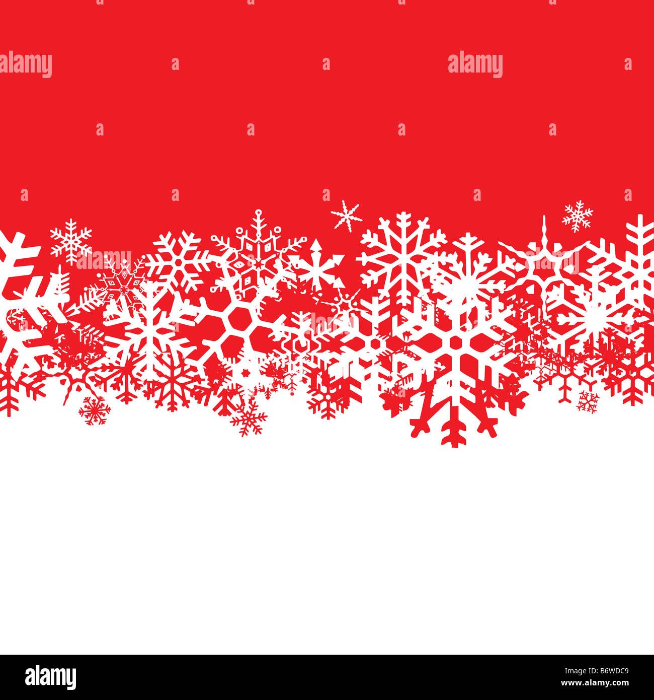 A snowflakes background texture that can be used as a border or edge on ...