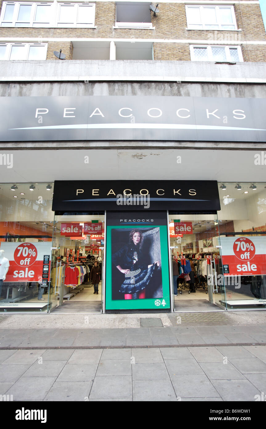 A Peacocks store in London Stock Photo - Alamy