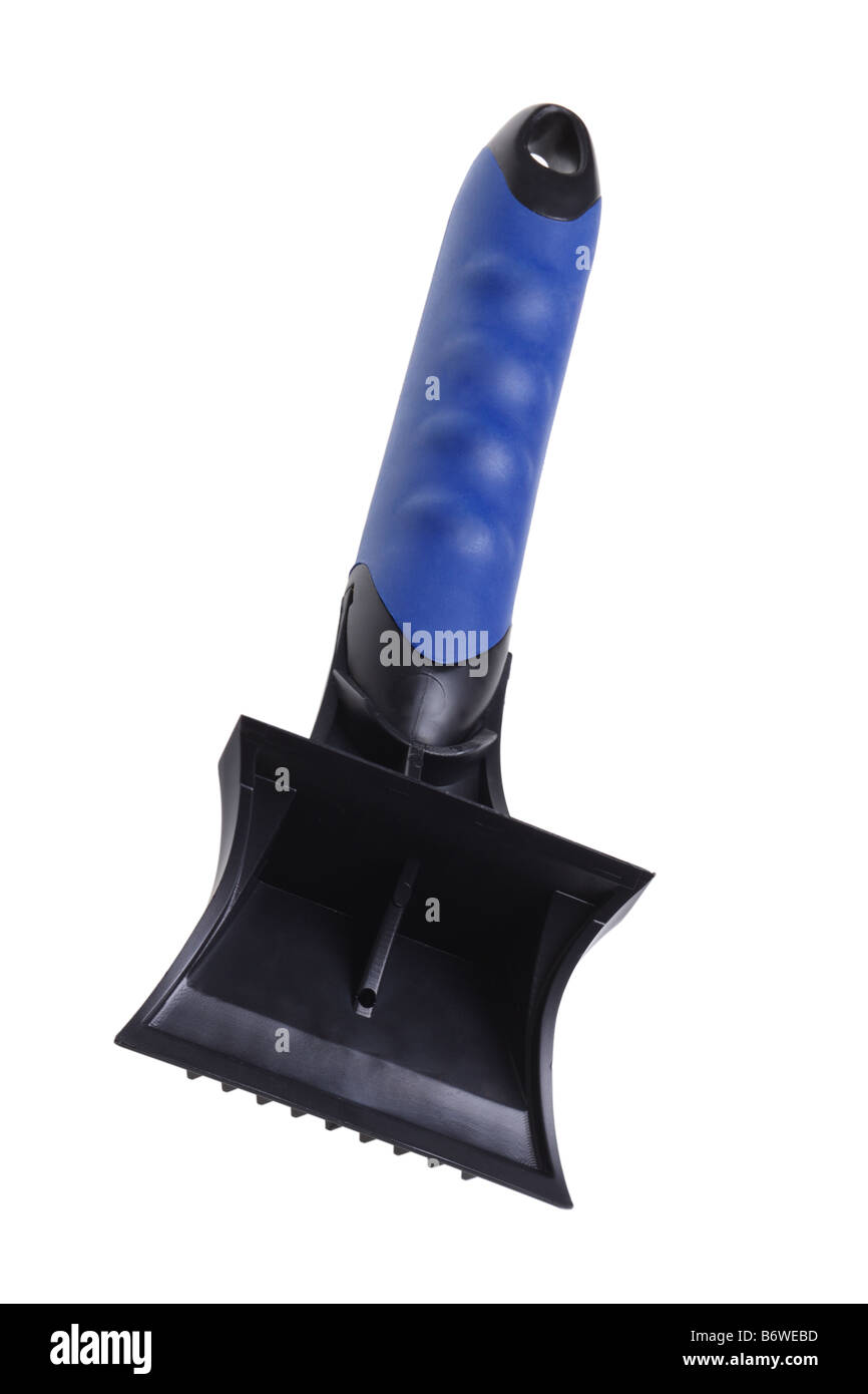 Ice scraper cut out isolated on white background Stock Photo - Alamy