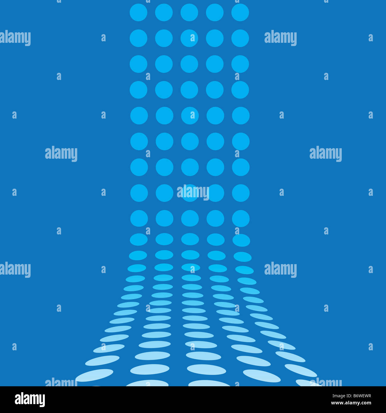 An abstract design template dots forming a 3d wall Stock Photo - Alamy