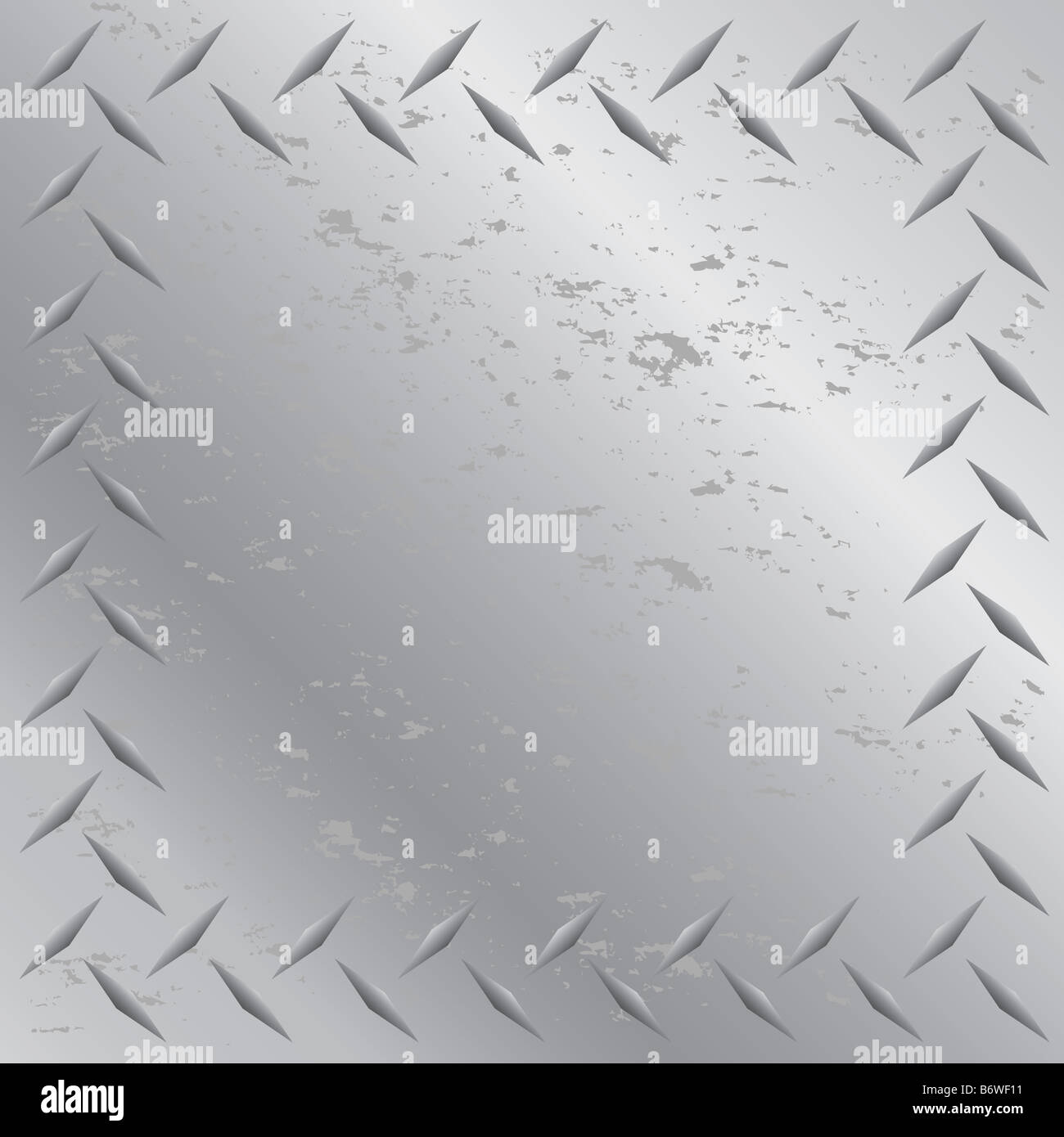 A worn diamond plate frame texture that tiles seamlessly in any ...