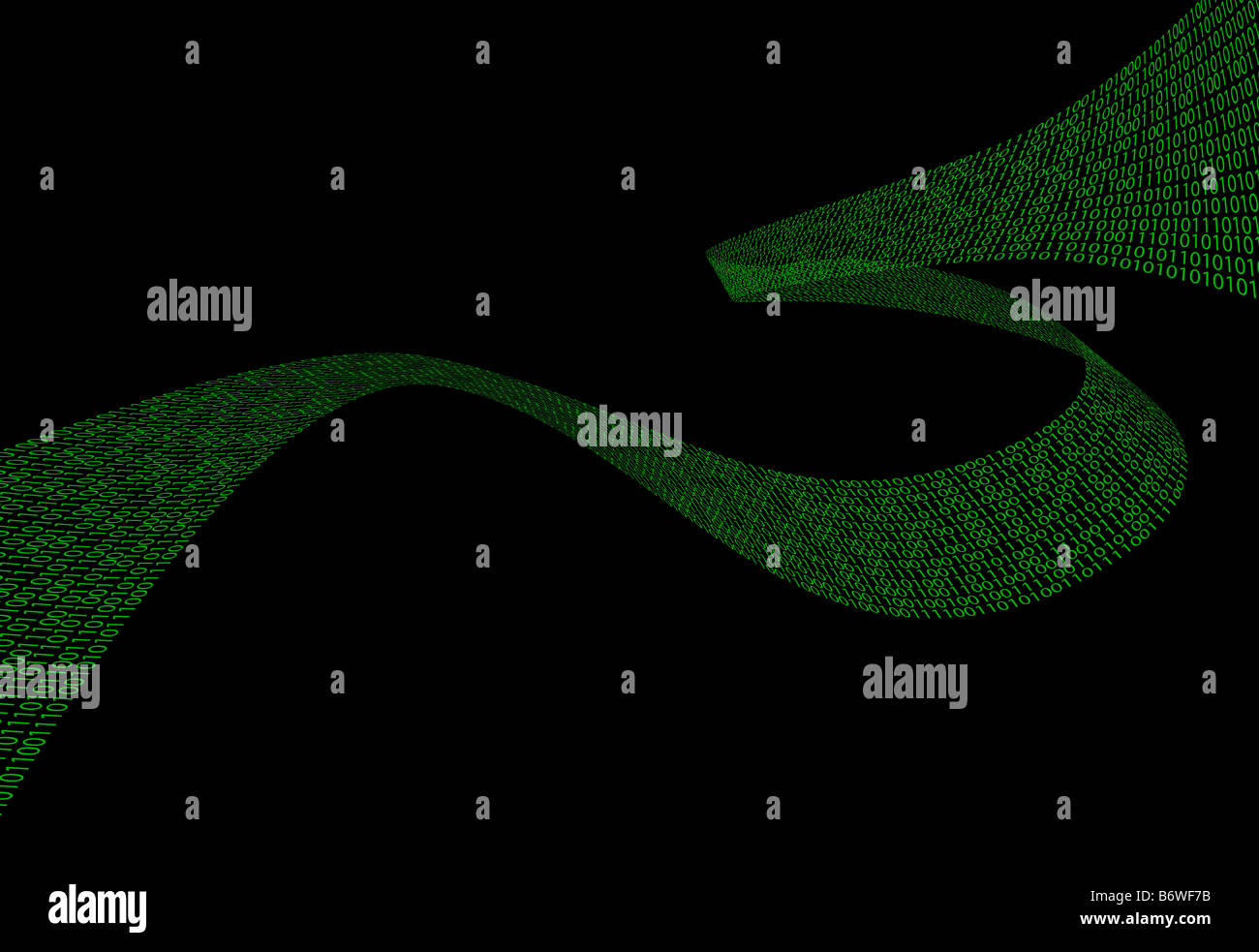 green matrix background computer generated Stock Photo - Alamy