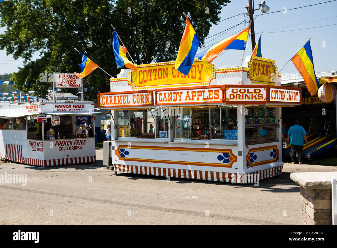 A booth at a local county fair Stock Photo - Alamy