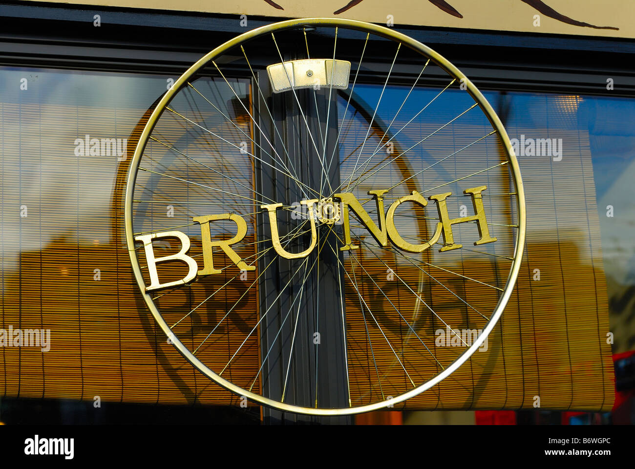 golden brunch wheel panel Stock Photo - Alamy