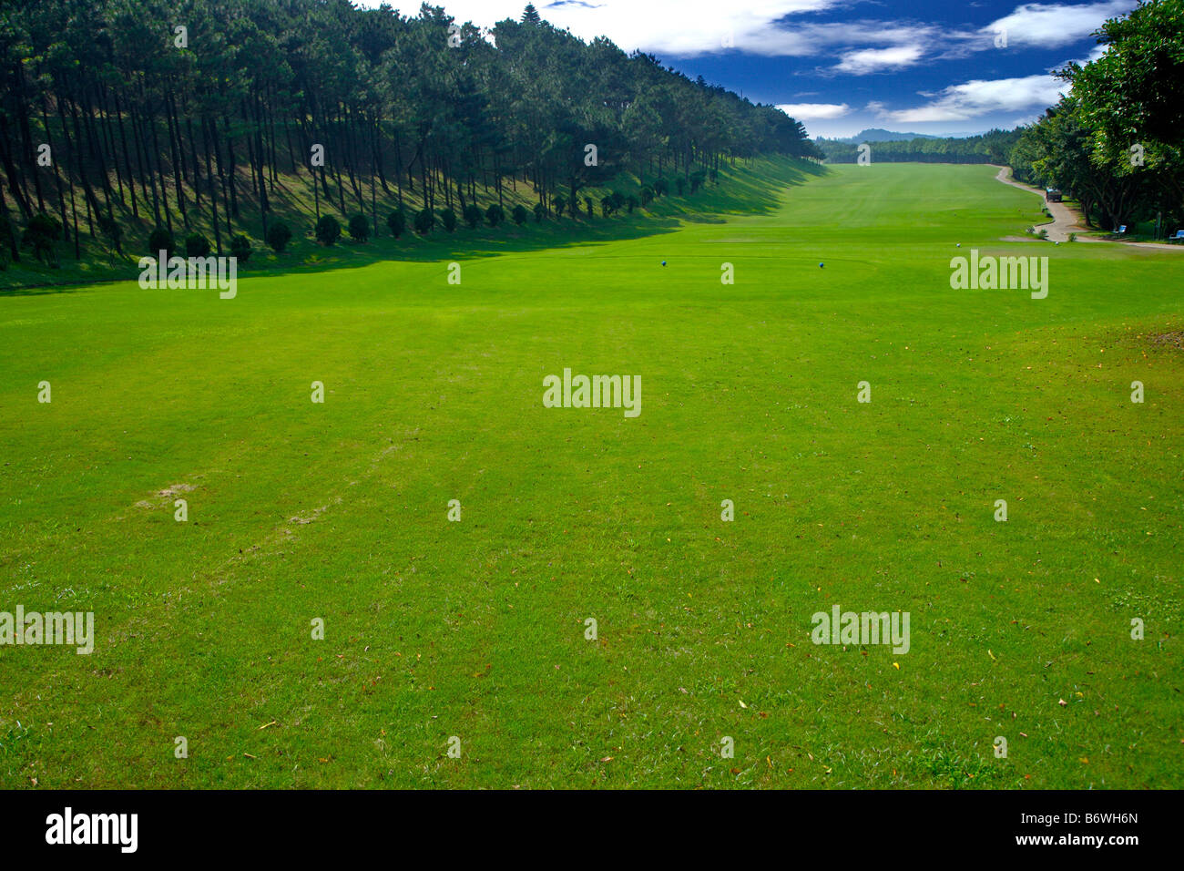 Golf course landscape Stock Photo - Alamy