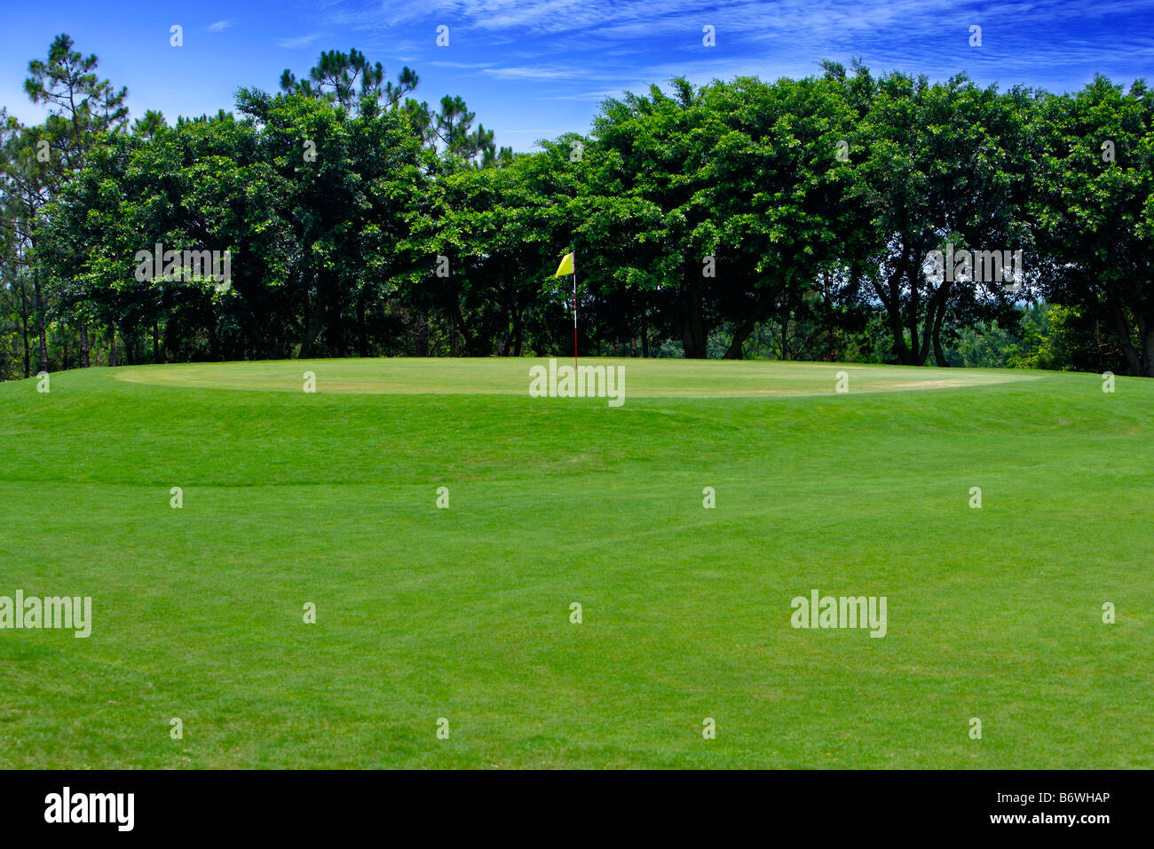 Golf course landscape Stock Photo - Alamy
