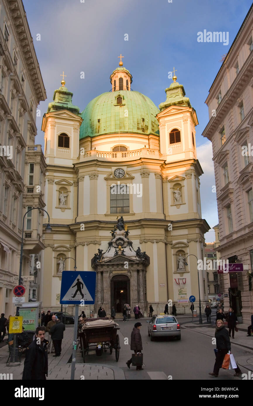 Vienna austria peterskirche st peters hi-res stock photography and ...