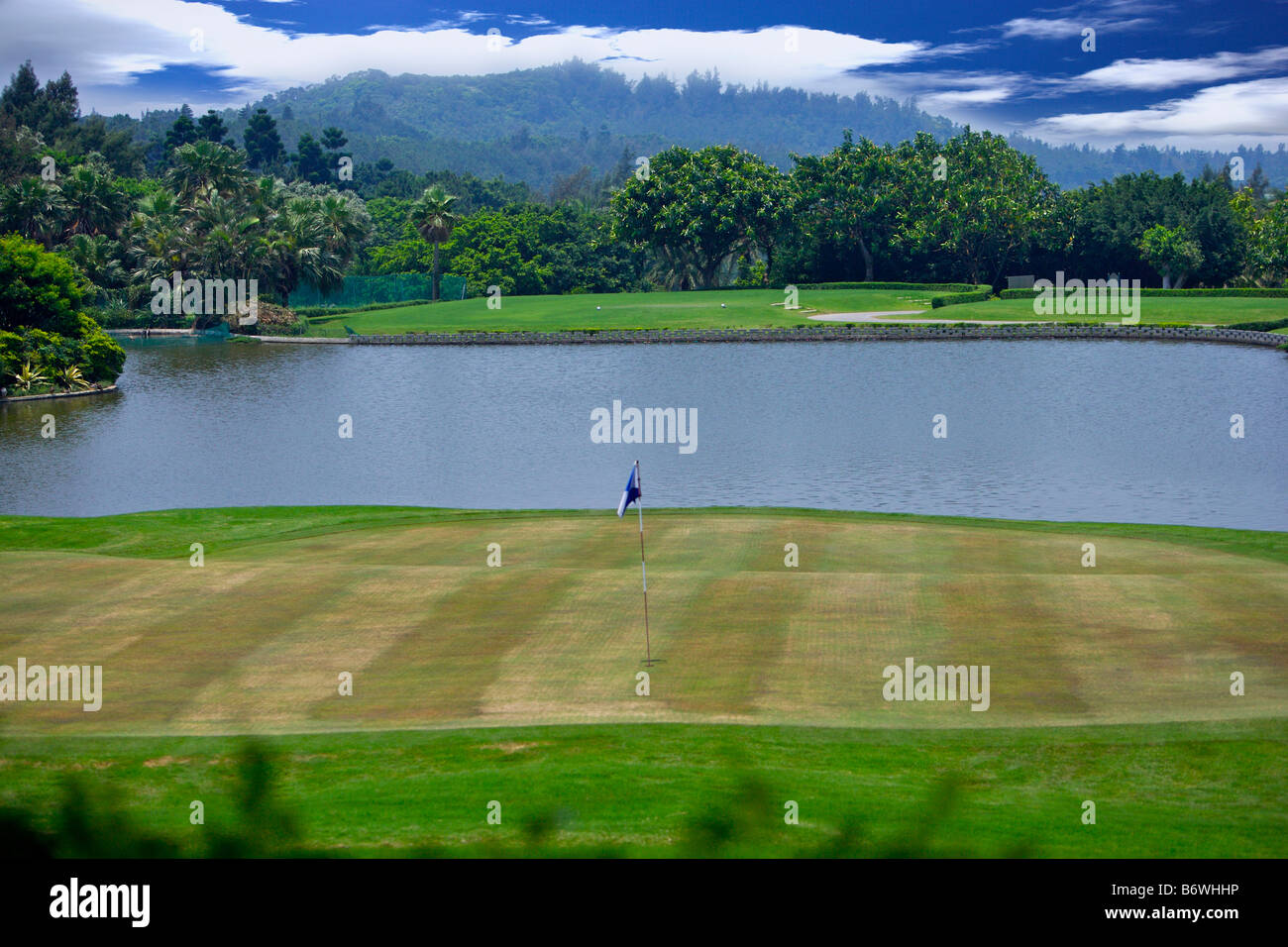 Golf course landscape Stock Photo - Alamy