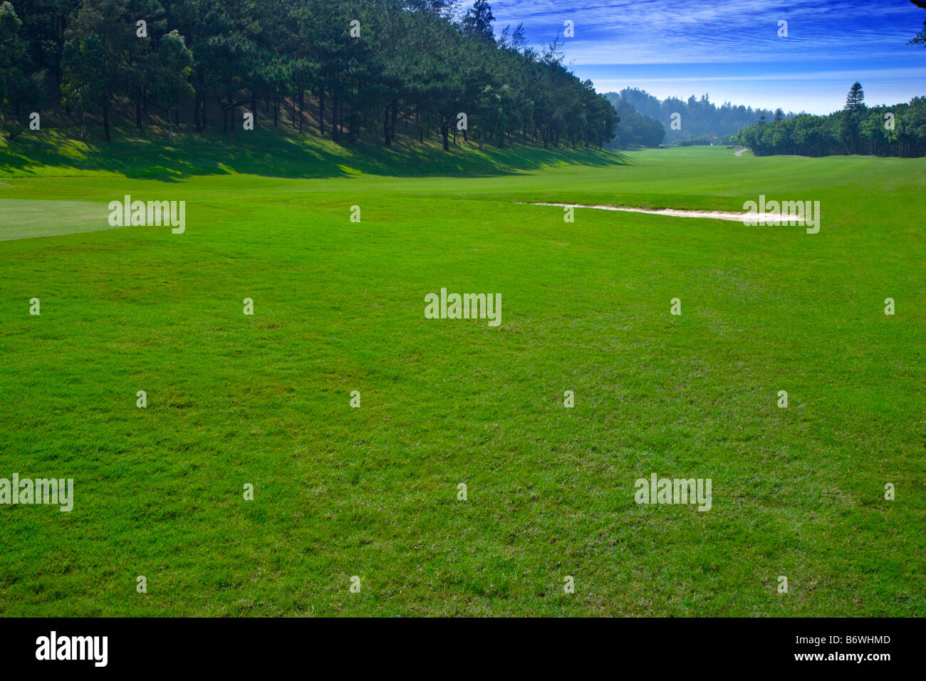 Golf course landscape Stock Photo - Alamy