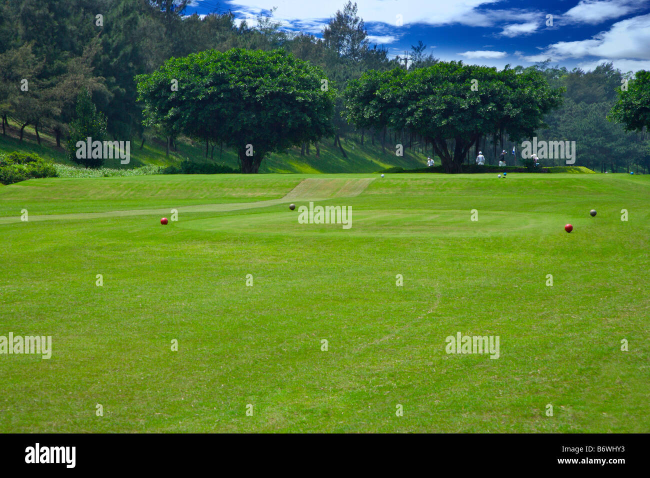 Golf course landscape Stock Photo - Alamy