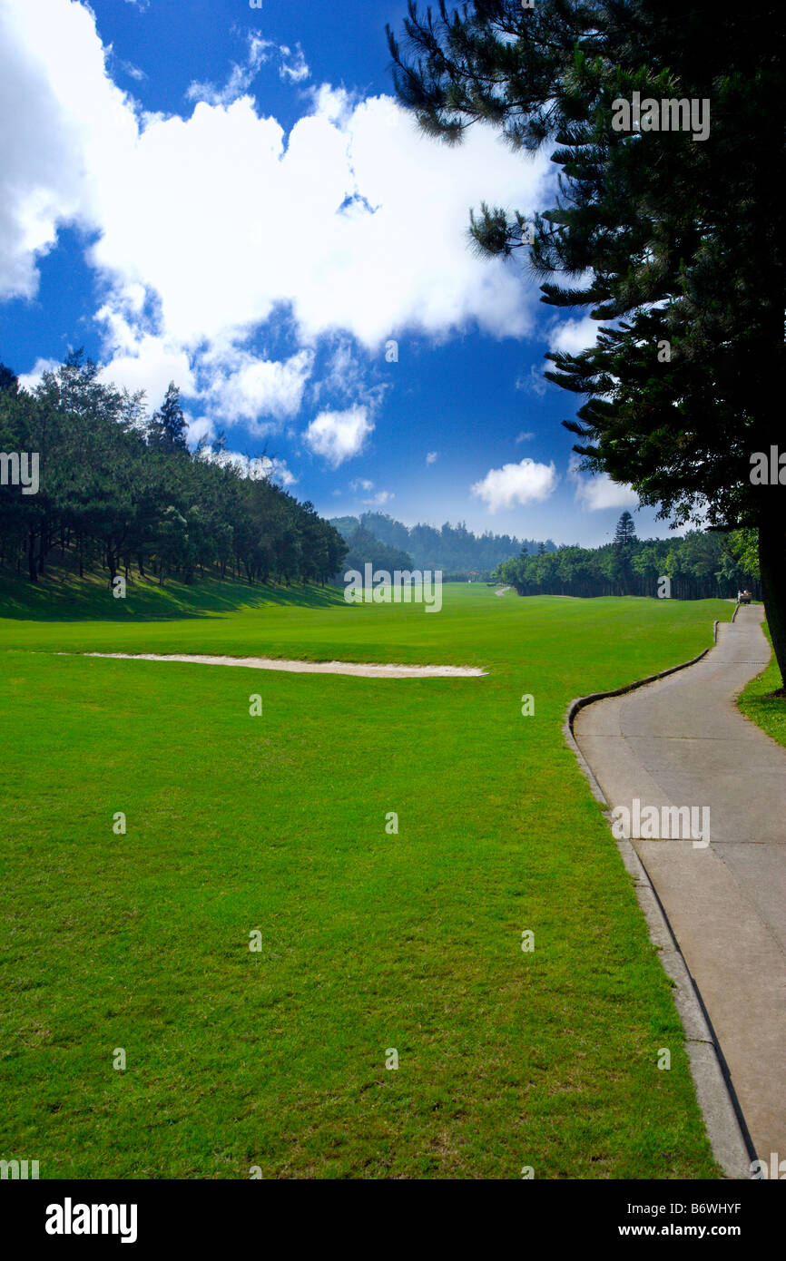 Golf course landscape Stock Photo - Alamy