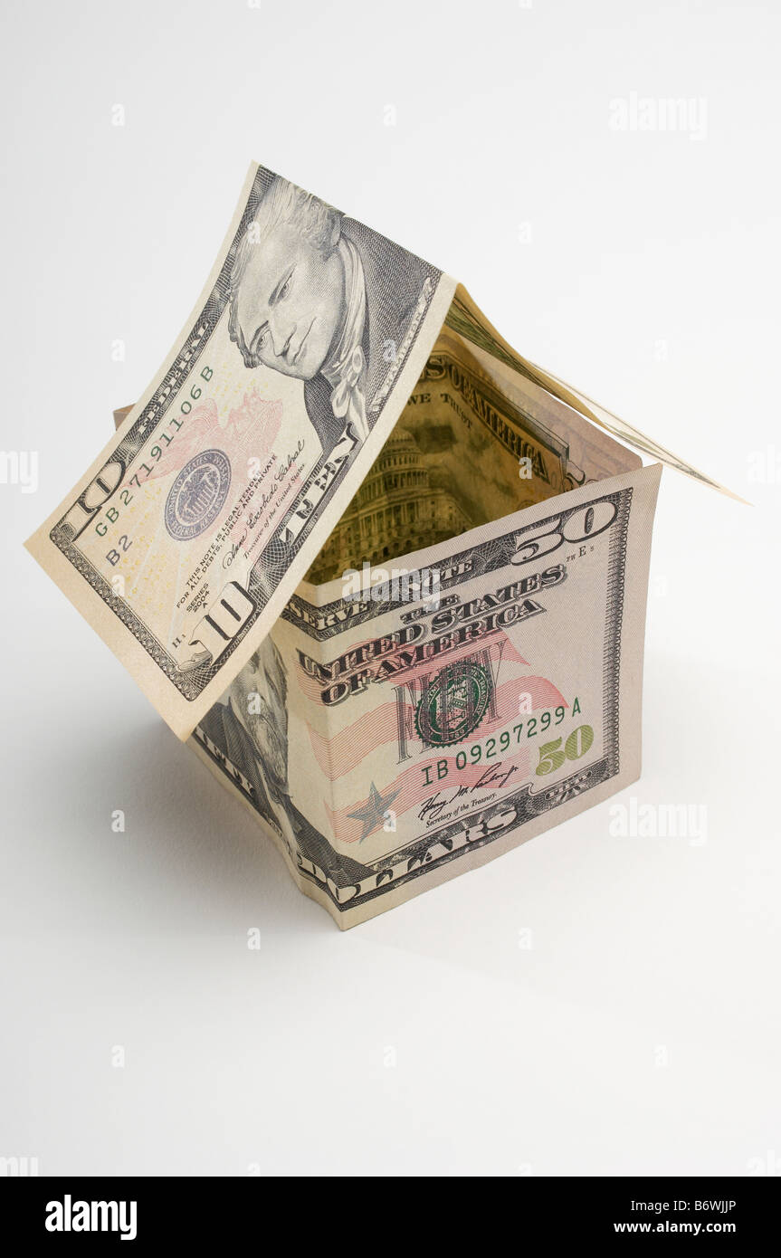House of Paper Money Stock Photo - Alamy