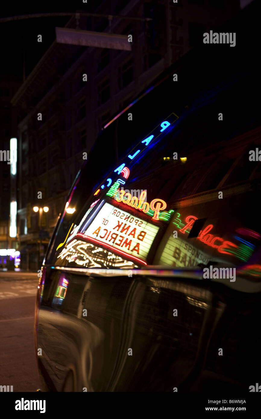 Reflection neon lights on car hi-res stock photography and images - Alamy