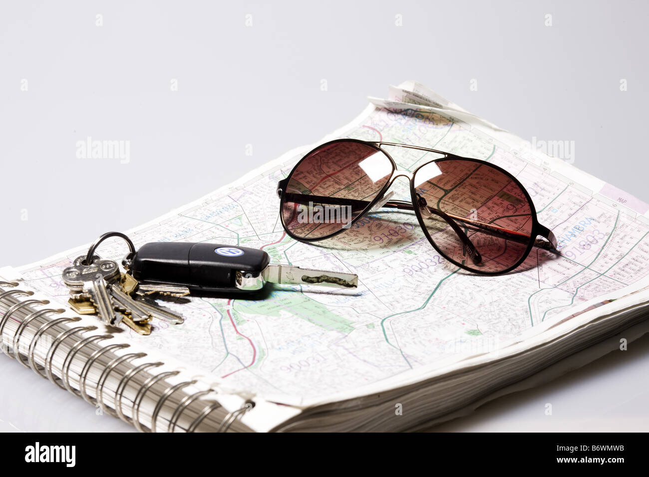 Thomas guide book map hi-res stock photography and images - Alamy