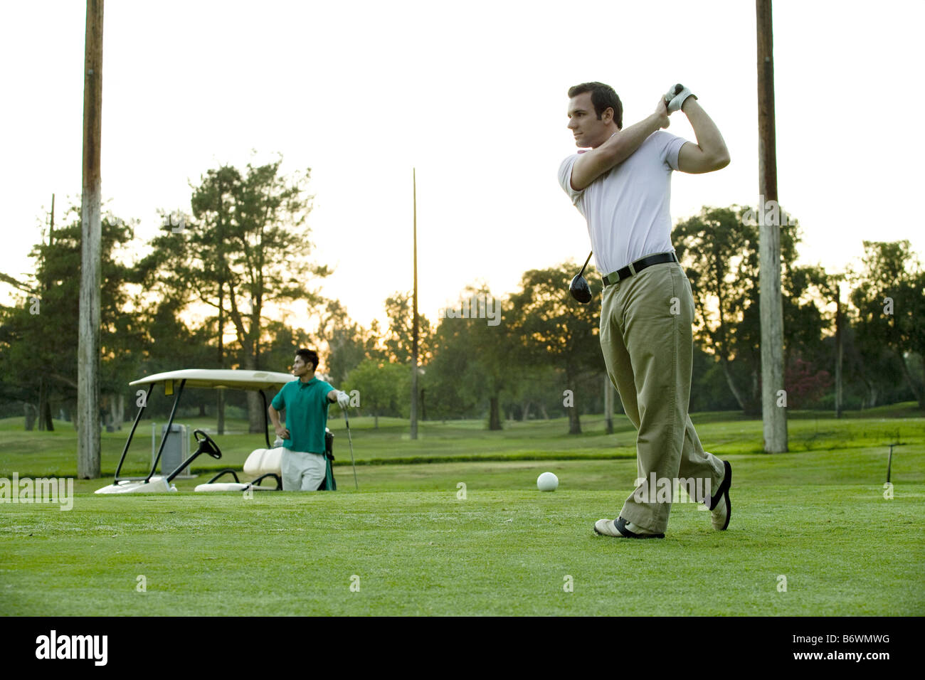 Golf profile hi-res stock photography and images - Alamy