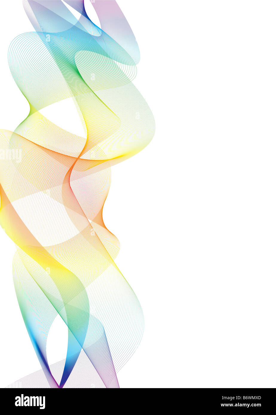 Subtle rainbow background with copyspace Stock Photo - Alamy