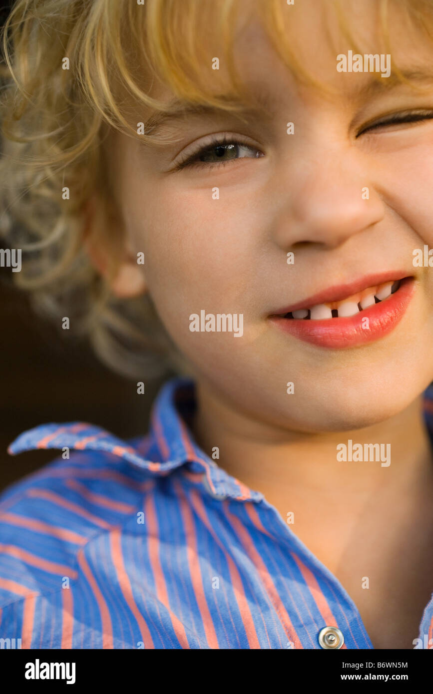 Person winking hi-res stock photography and images - Alamy