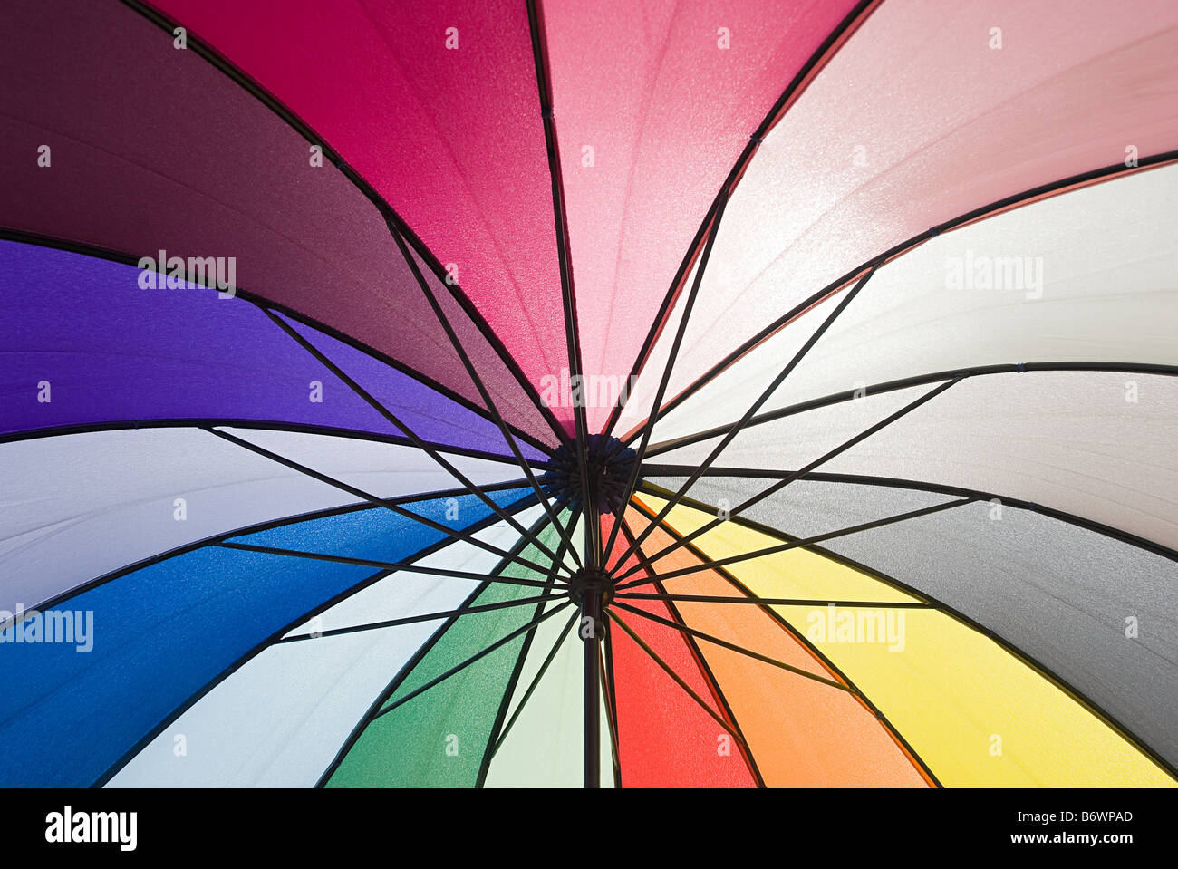 Multi color beach umbrella hi-res stock photography and images - Alamy