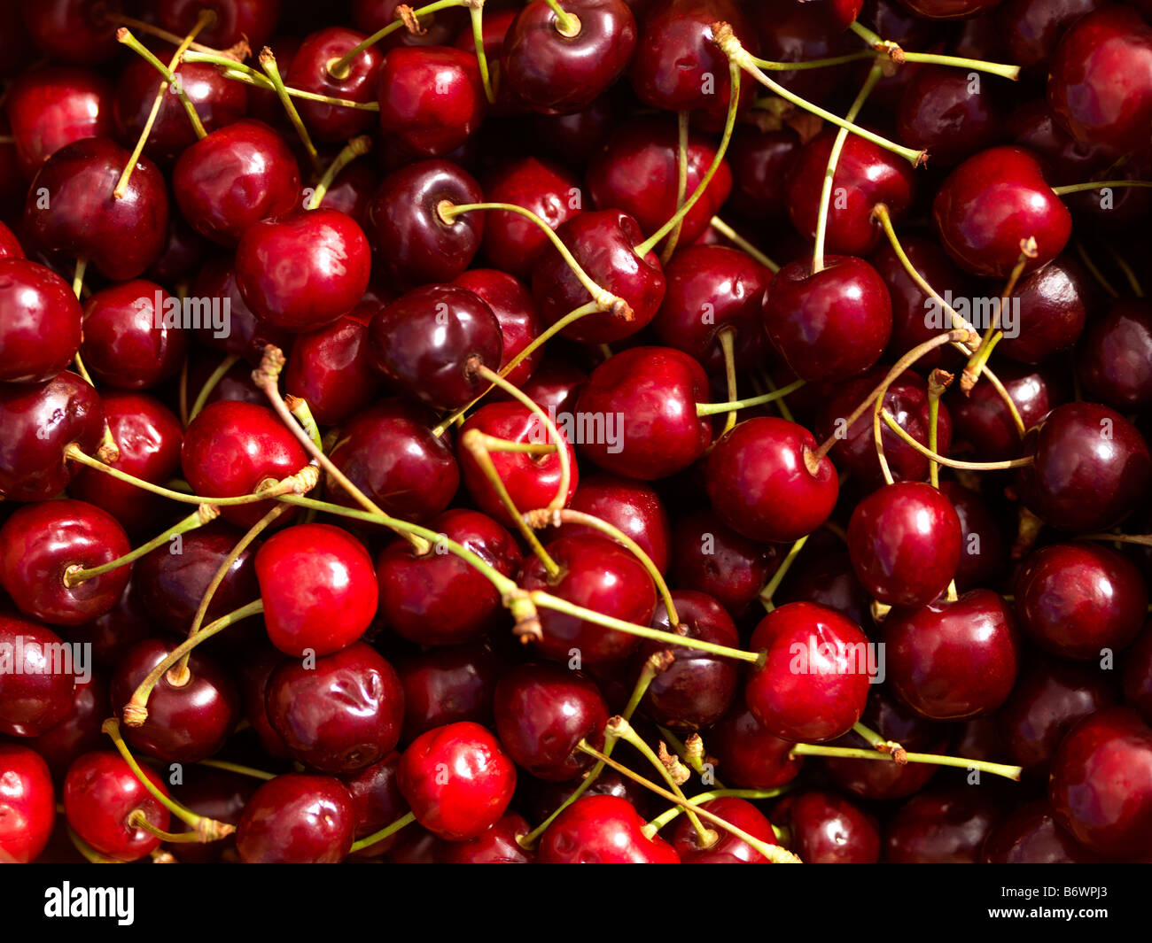 Background of Cherries Stock Photo - Alamy