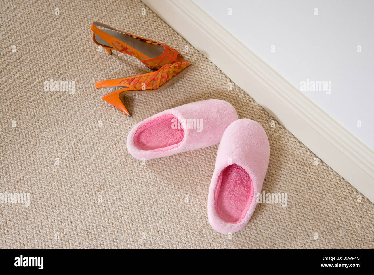 Shoes and slippers Stock Photo - Alamy