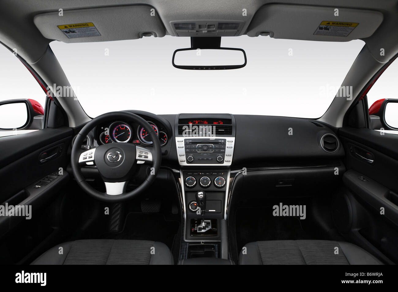 2009 Mazda MAZDA6 Touring in Red - Dashboard, center console, gear ...