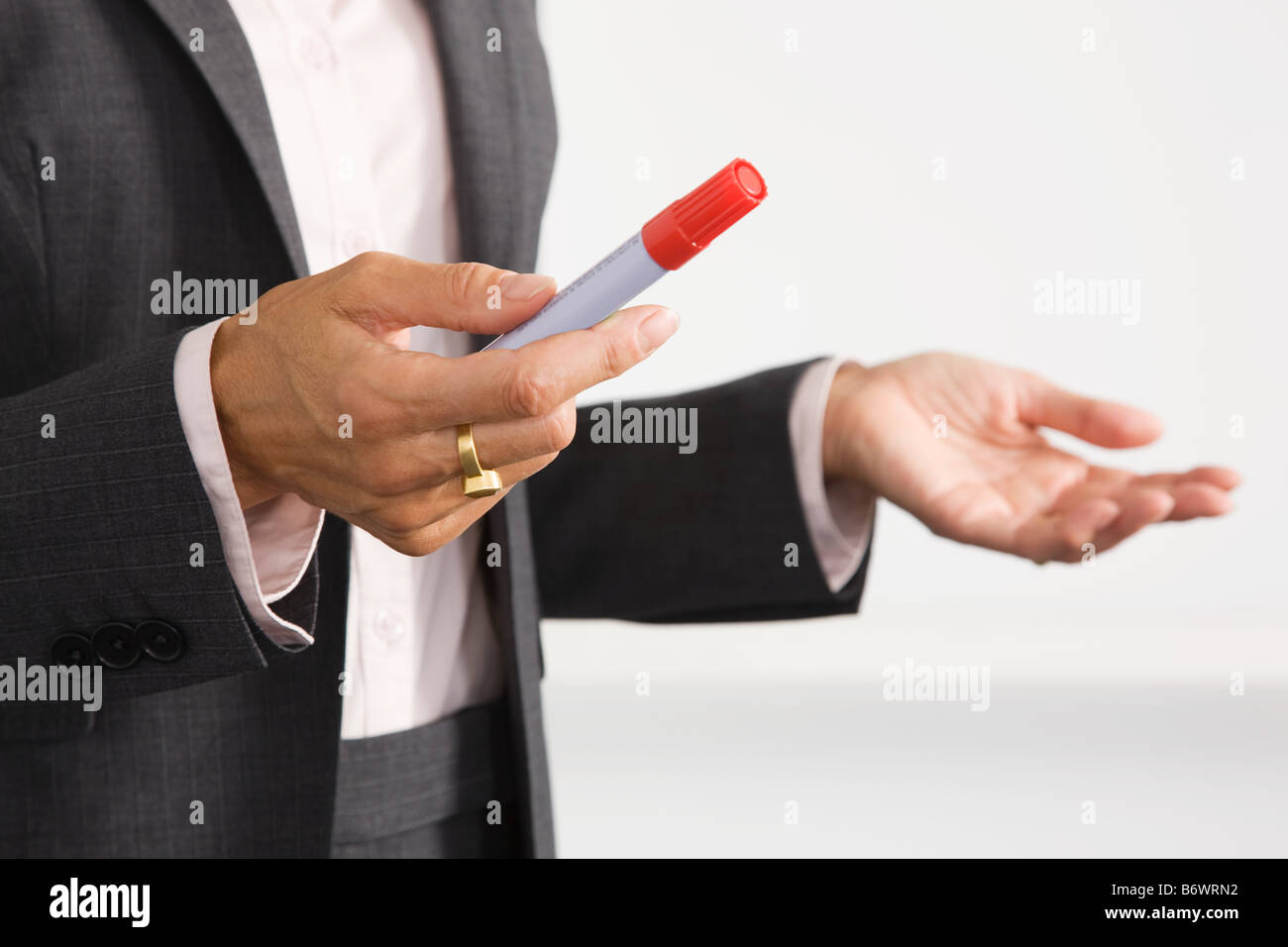 Hands of a lecturer Stock Photo - Alamy
