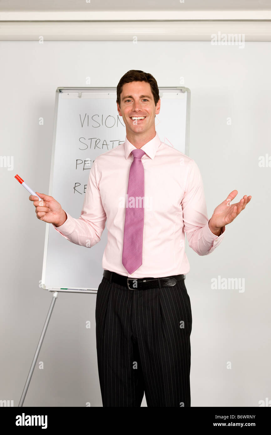 Portrait of a lecturer Stock Photo - Alamy