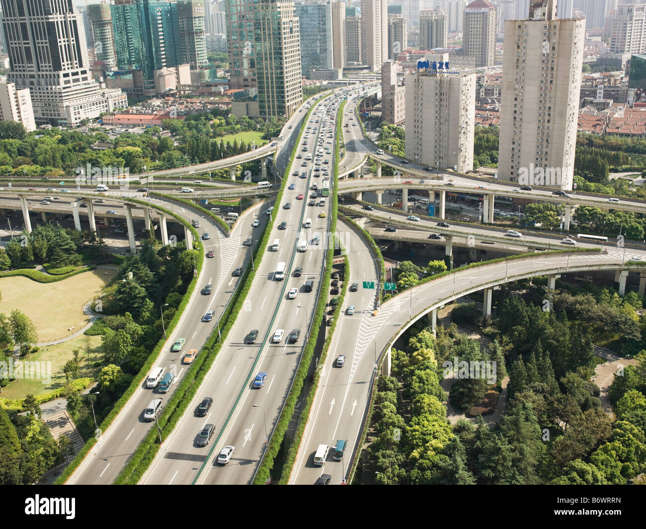Elevated highway view hi-res stock photography and images - Alamy