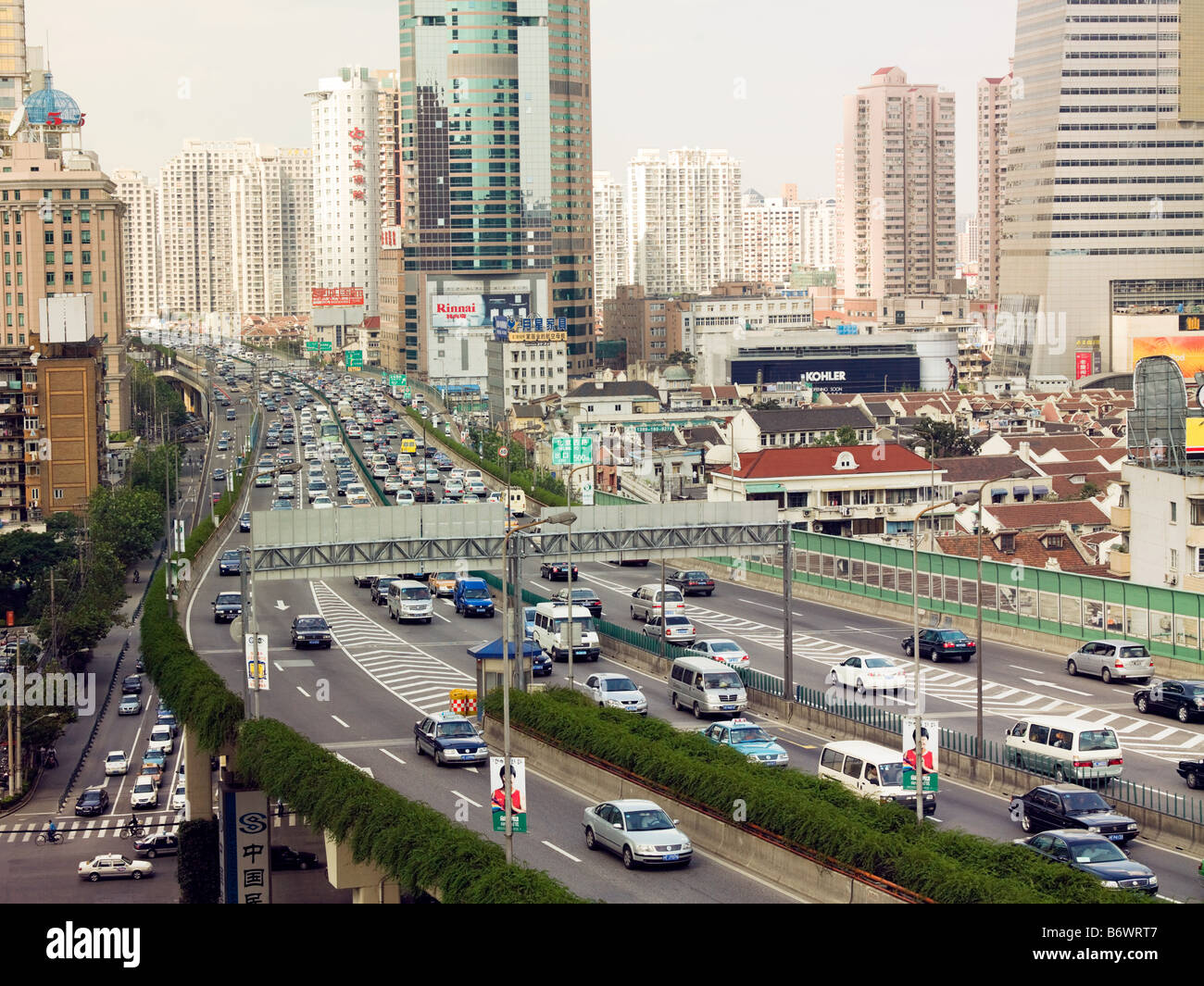 Elevated highway in shanghai Stock Photo - Alamy