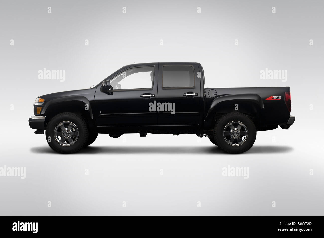 2009 Chevrolet Colorado LT in Black - Drivers Side Profile Stock Photo ...
