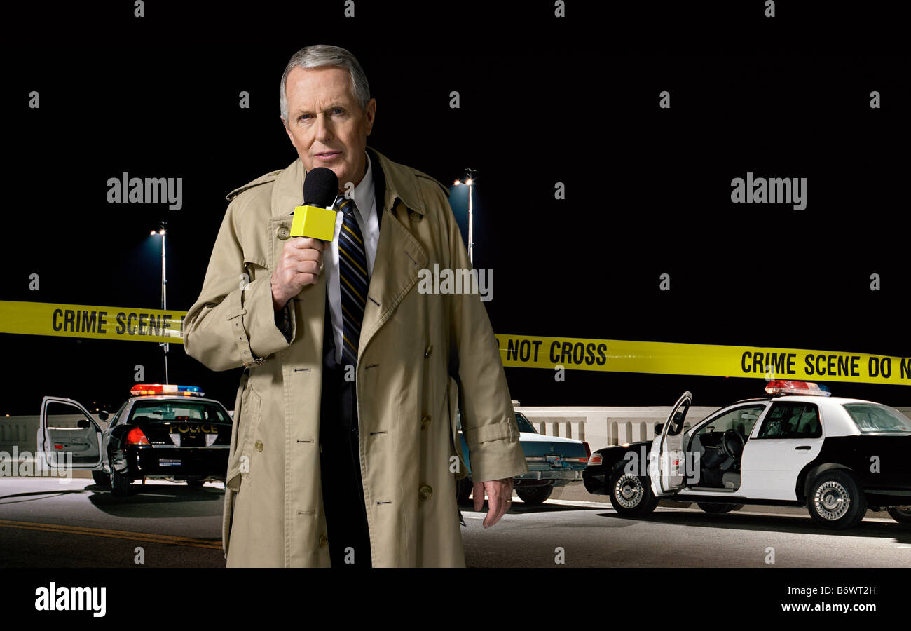 Crime reporter hi-res stock photography and images - Alamy
