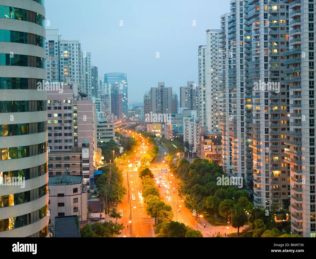 Road in shanghai Stock Photo - Alamy