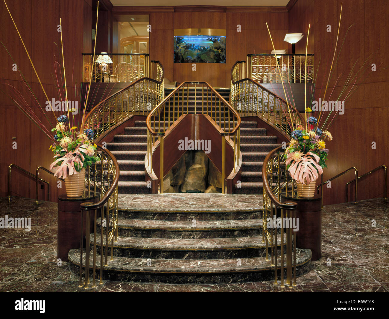 Caesars Palace Las Vegas Nevada Restaurant Split Stairway Atrium ...