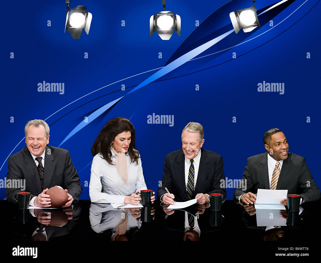 Presenters desk hi-res stock photography and images - Alamy